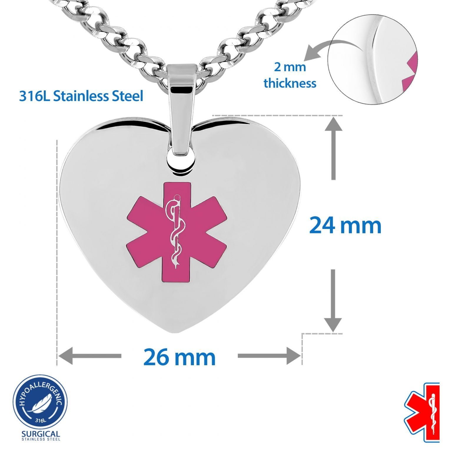 MedicEngraved: Engraved Medical ID Jewelry Canada, Medical Bracelets